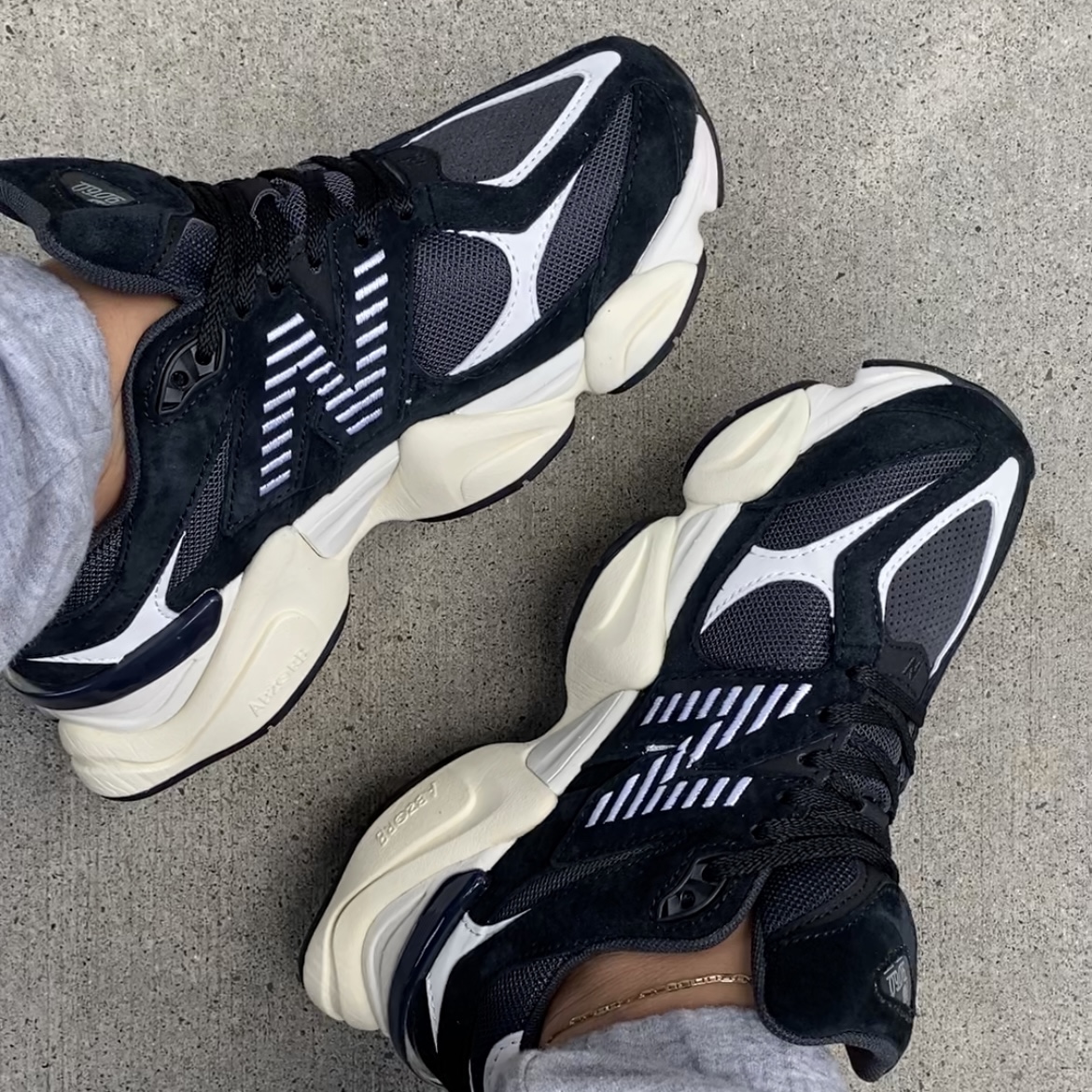 New Balance 9060 Negro Réplica AAA - Risky souls